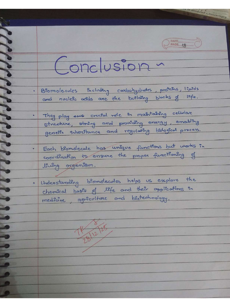 Biomolecules Project | PDF