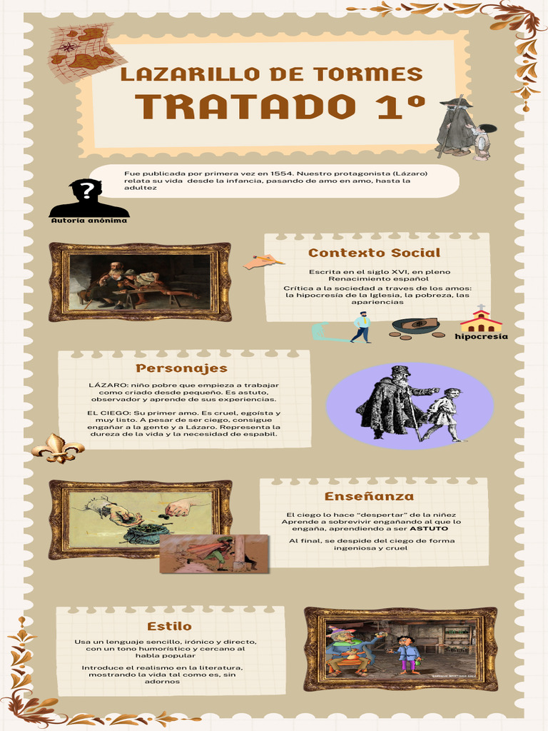 Lazarillo de Tormes Tratado Primero | PDF