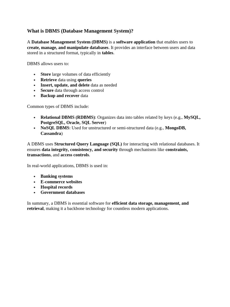 Understanding Database Management Systems | PDF