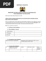 Kenya Police Attendance Requisition Form | PDF