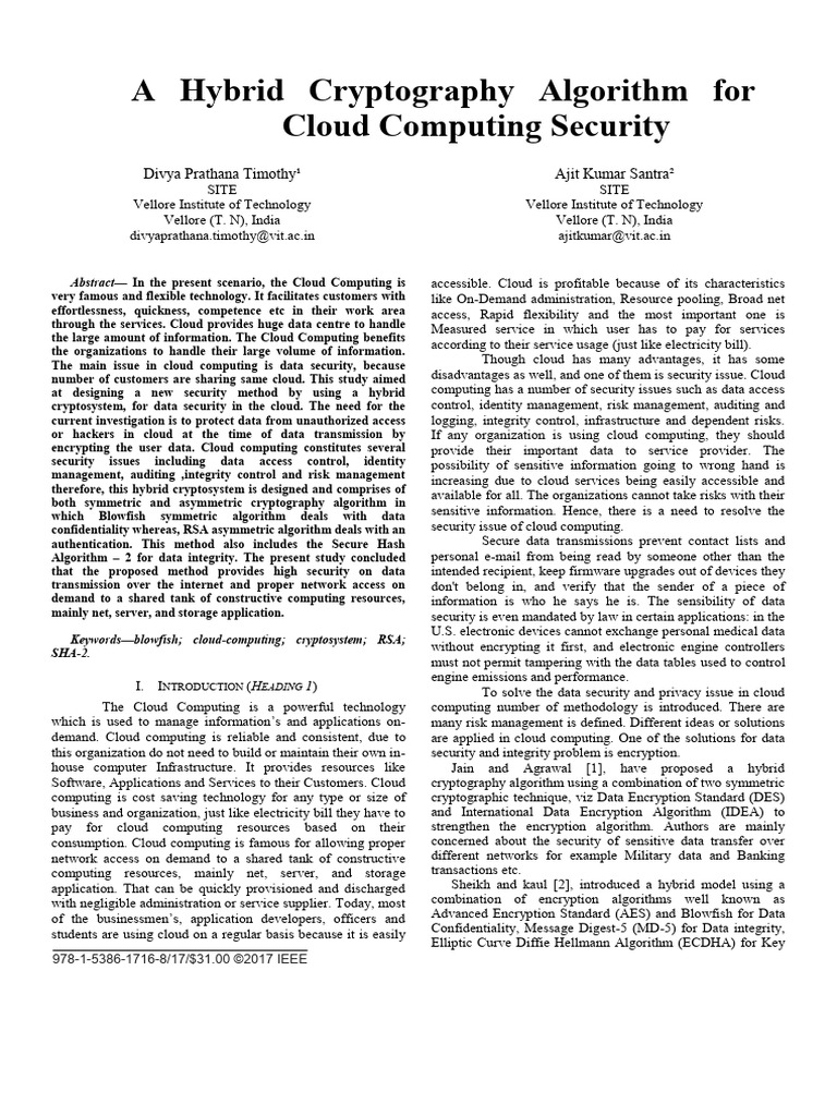 Cyber security Big Data part 4 | PDF | Encryption | Cryptography