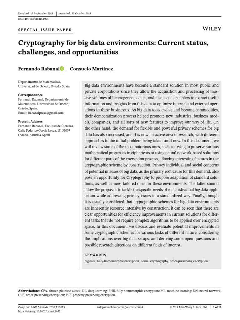 Cyber Security Big Data Part 5 | PDF | Cryptography | Encryption