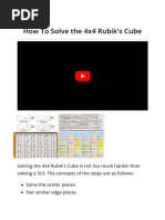 Algorithms - 3x3 PLL | PDF | Recreational Mathematics | Logic Puzzles