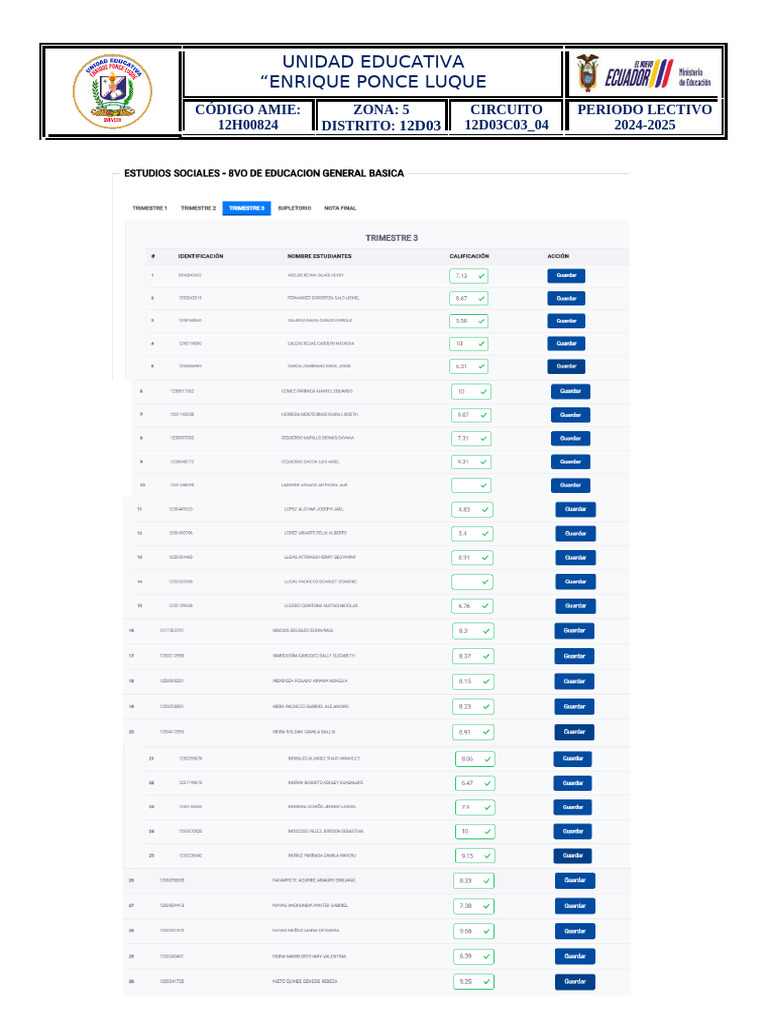 Unidad Educativa "Enrique Ponce Luque | PDF