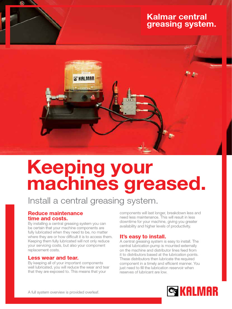 Kalmar Central Greasing Upgrade PDF | PDF | Mechanical Engineering