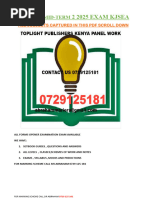 2025 Kjsea Timetable 1 | PDF