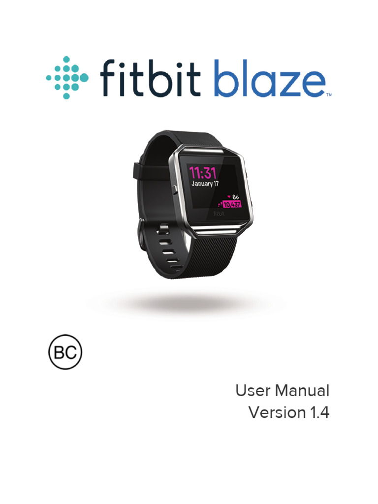 Manual Fitbit Blaze en US | PDF | Fitbit | Sleep