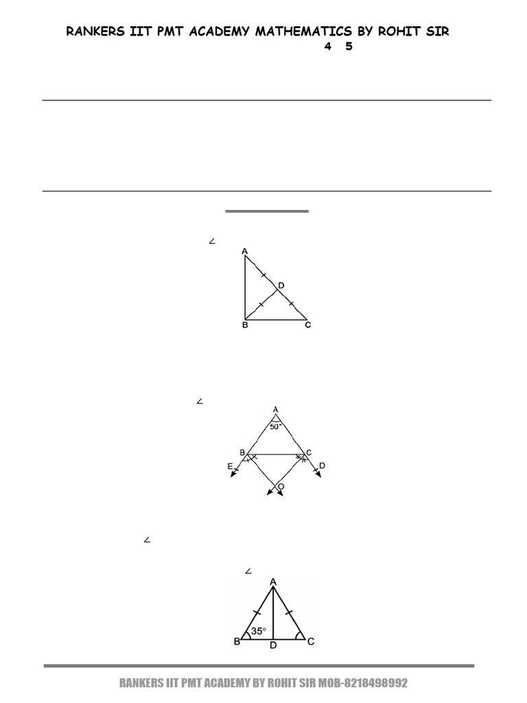 maths-class-ix-chapter-05-06-07-and-08-practice-paper-10_watermark | PDF | Rectangle ...