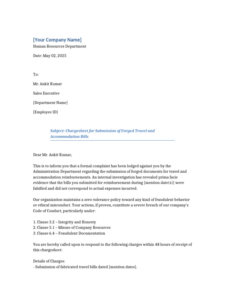 Chargesheet Ankit Kumar | PDF