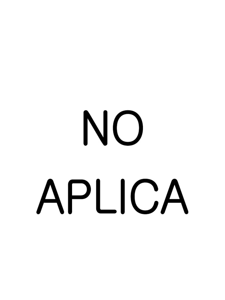 No Aplica | PDF