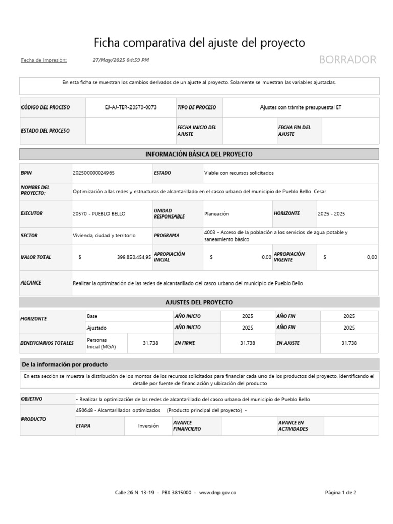 SGP Ficha CT ET 1404867 202505147 160502pdf | PDF | Alcantarillado ...