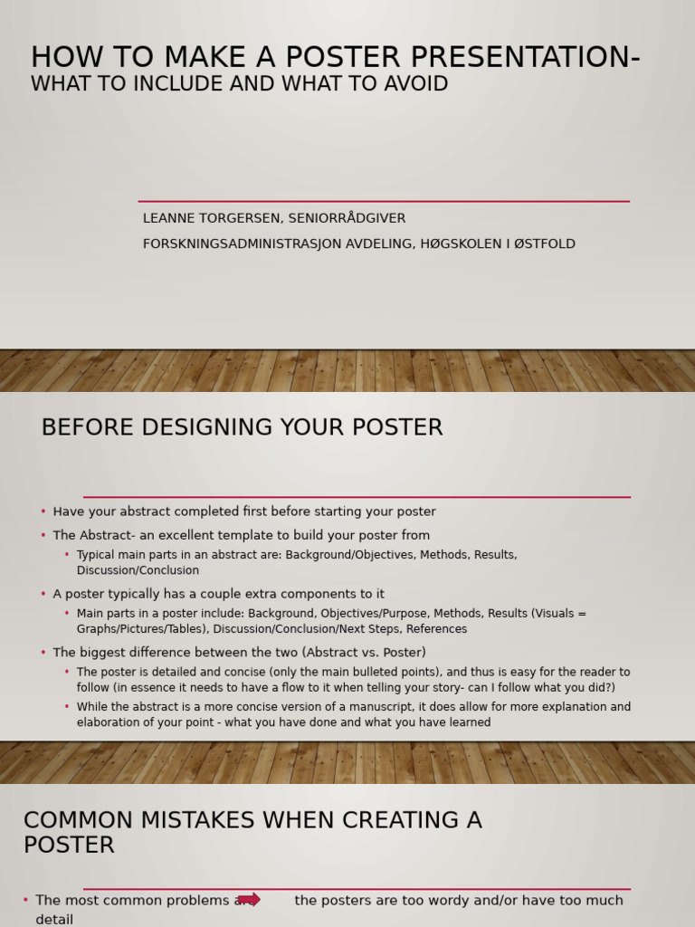 how-to-make-a-poster-presentation--tips-and-tricks--lt-30.03.22 | PDF