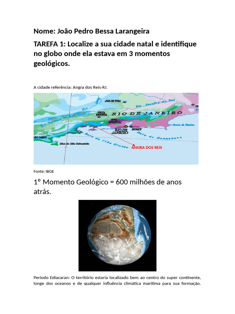 Tarefas 1 FormacaoSolos JoaoPedro | PDF