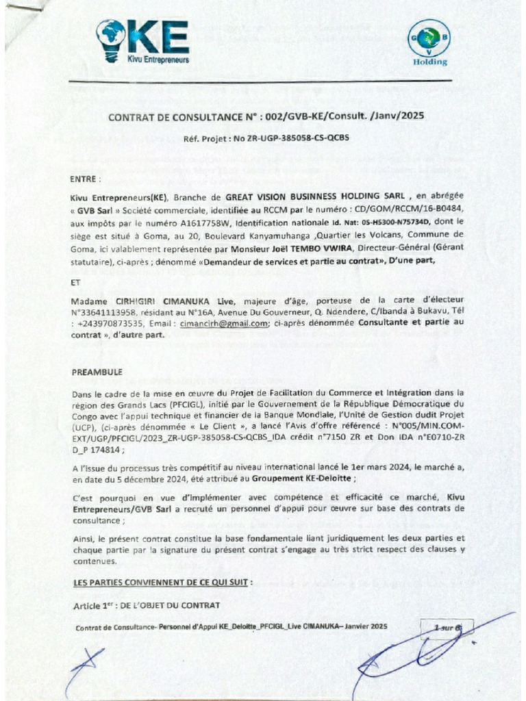Live Contract | PDF