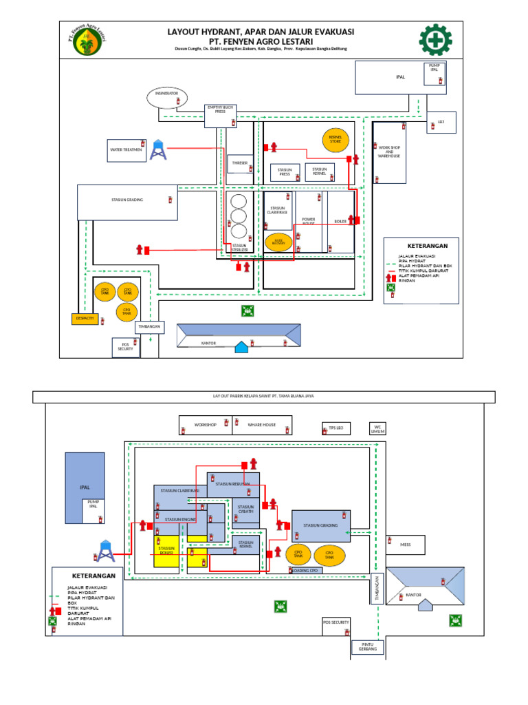 10. Layout Pabrik Tbj | PDF