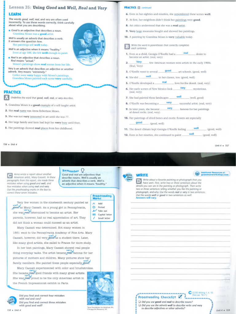 3-GW Blue (35-38) ANSWER KEY | PDF