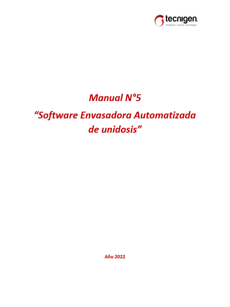 N°5 Manual de Software Meamodul | PDF | Farmacia | Software