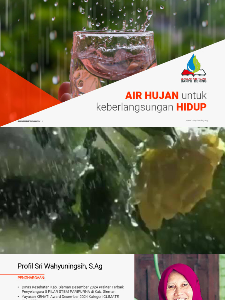 Air Hujan Untuk Keberlangsungan Hidup | PDF