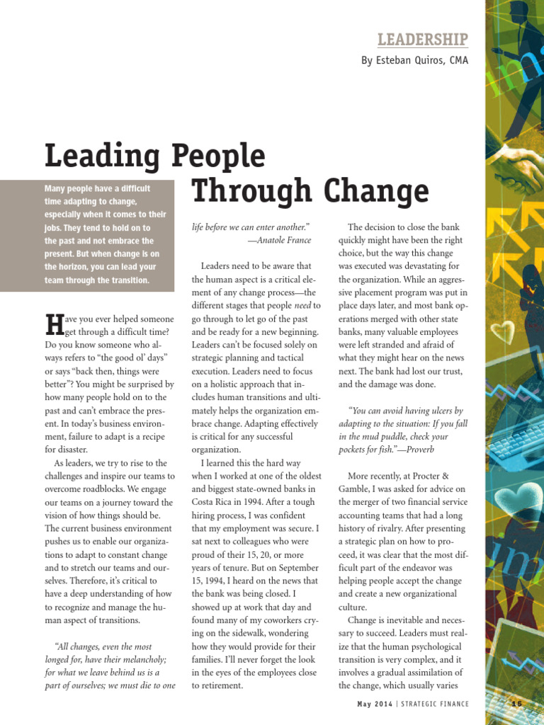 WS6 - Leading People Through Change | PDF