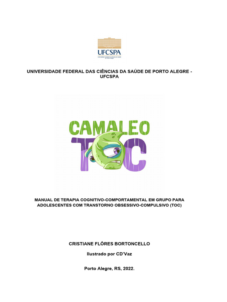 Manual Toc Adolescente | PDF | Transtorno obsessivo compulsivo (TOC) | Ansiedade
