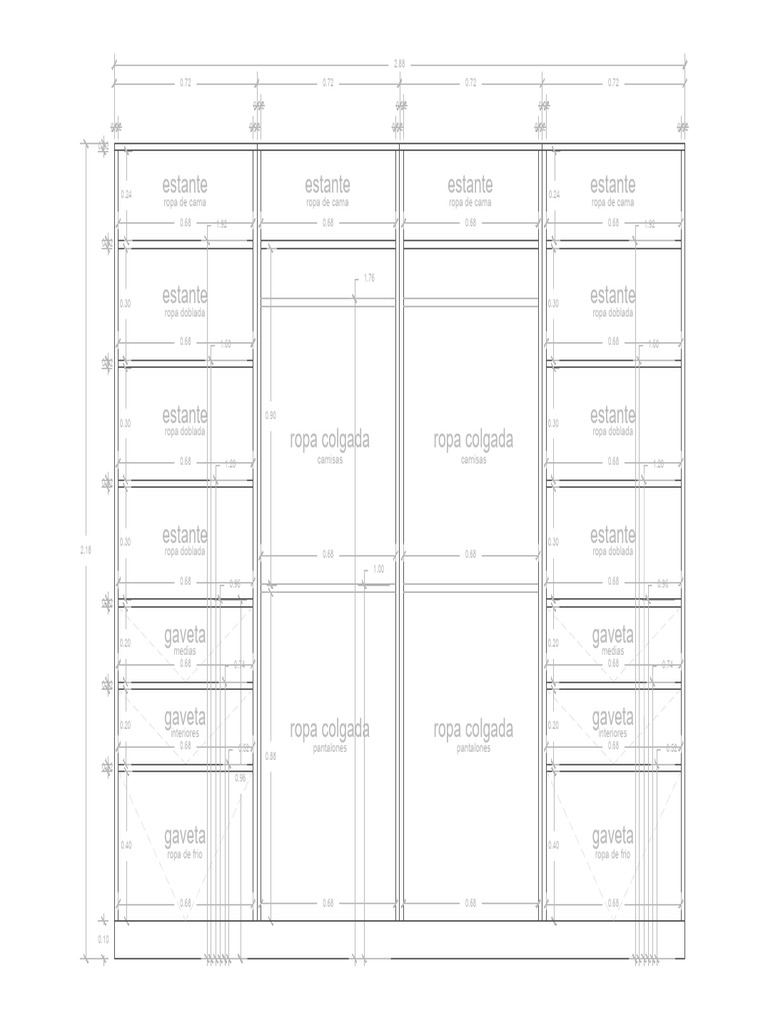 Closet Suite Master Opcion C-Model | PDF