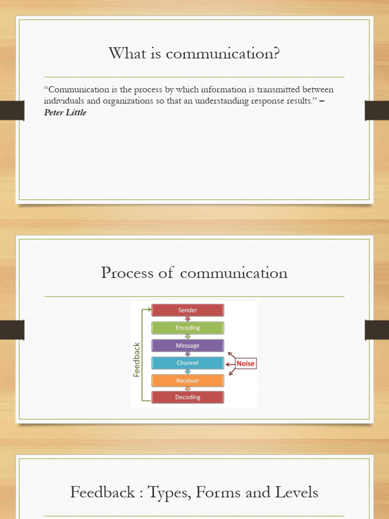1 Concept of Communication | PDF | Communication | Business