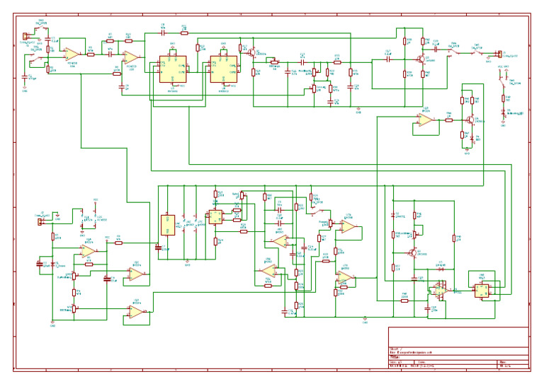 Flanger Circuit Schematic Design | PDF