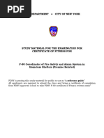FDNY F02 Practice Test - PDF | PDF | Fire Safety | Fires