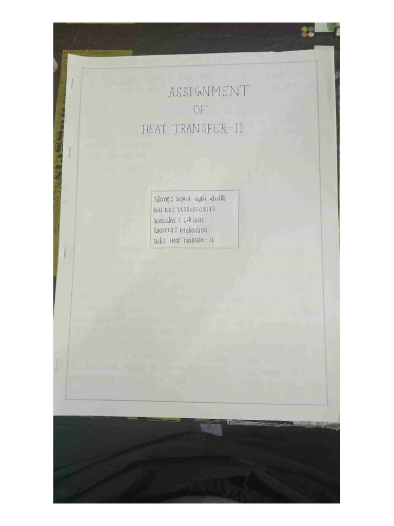HT-2 Assignment | PDF