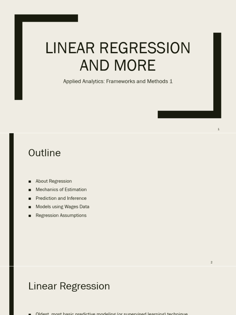 APAN 5200 - LinearRegression | PDF | Linear Regression | Regression Analysis