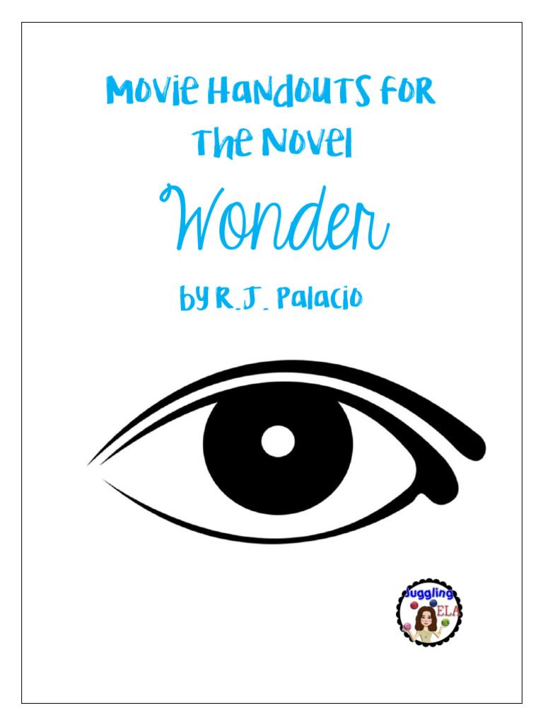 Movie Handouts For The Novel: Wonder | PDF
