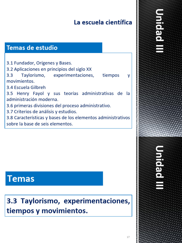 U3-Teoria Administrativa - C3 | PDF | Business | Producción y fabricación