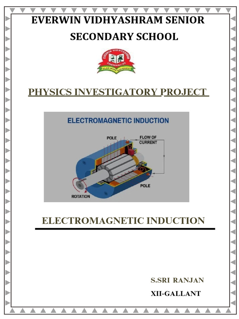 PHYSICS electron INVESTIGATORY PROJECT | PDF | Electromagnetic Induction | Inductor