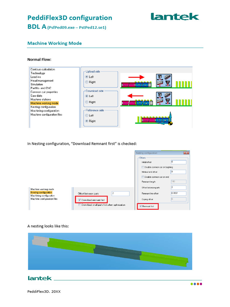 PeddiFlex3D Configuration For BDL A | PDF