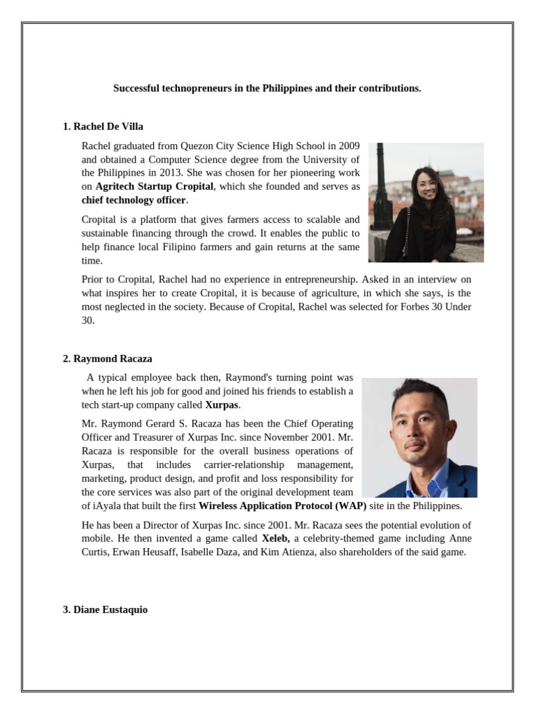 Successfull Entrepreneur | PDF | Startup Company | Small Business ...