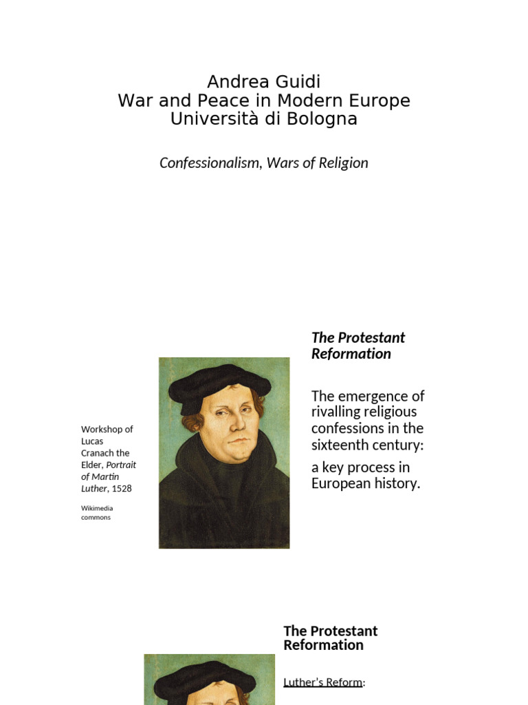 Protestant Reformation in the Holy Roman Empire | PDF | Protestantism ...