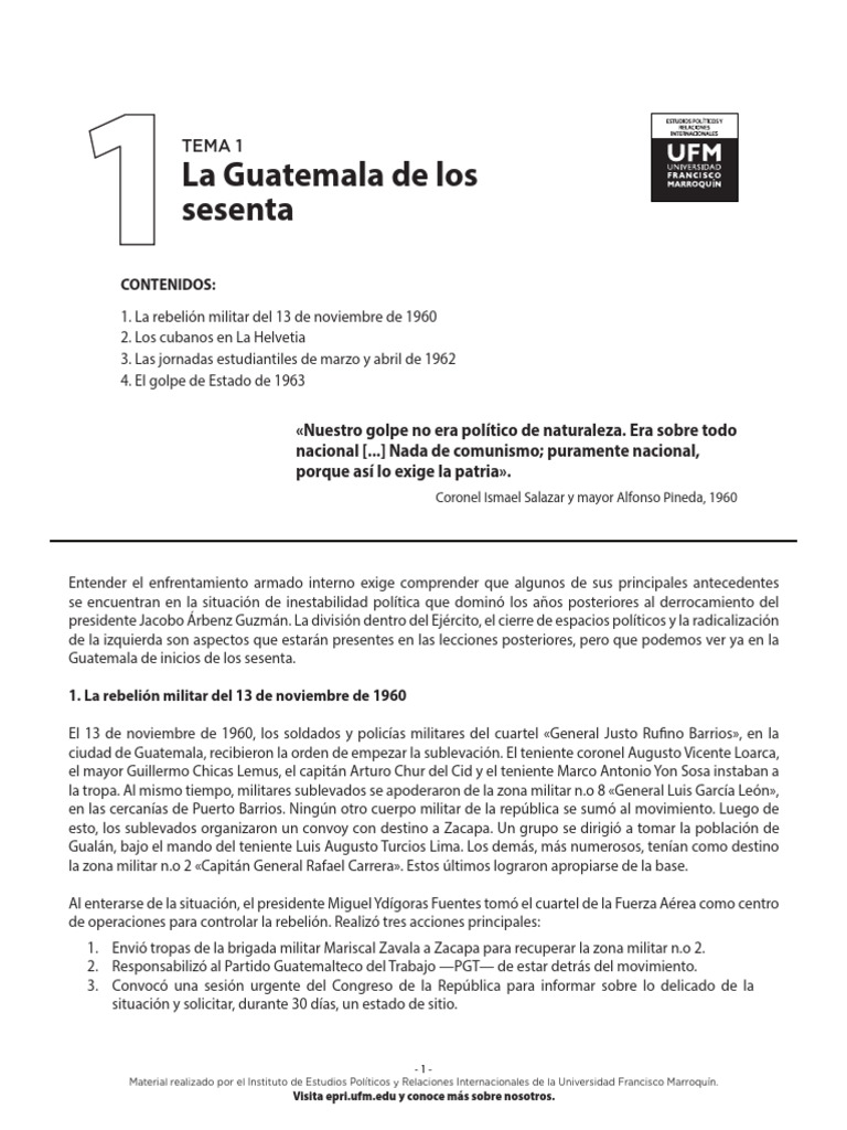 Biografía de Pedro Trujillo en Guatemala | PDF | Guatemala | Cuba