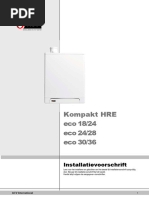 Intergas Installatiehandleiding HRE | PDF