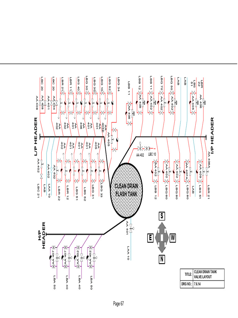 Clean Drain Tank Valve Layout Guide | PDF