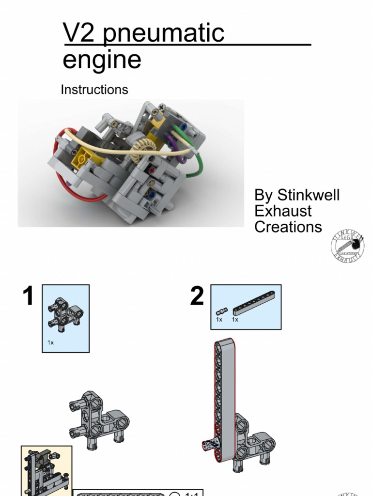 V2 Pneumatic Engine Instructions 2x | PDF
