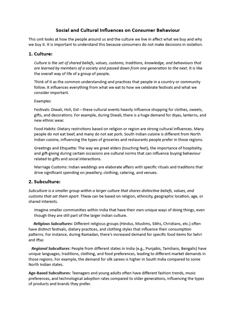 Consumer Behavior: Social & Cultural Factors | PDF | Luxury Goods