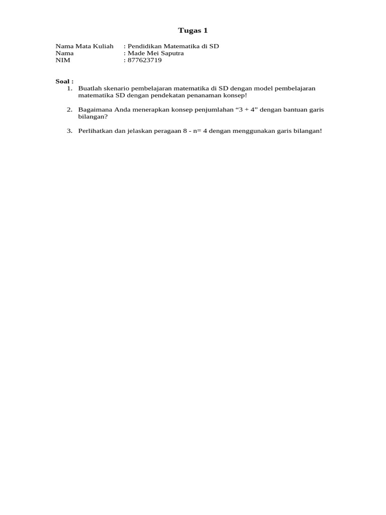 Tugas 1 PDGK4203 RIYAN PRAYOGA 855755441 | PDF