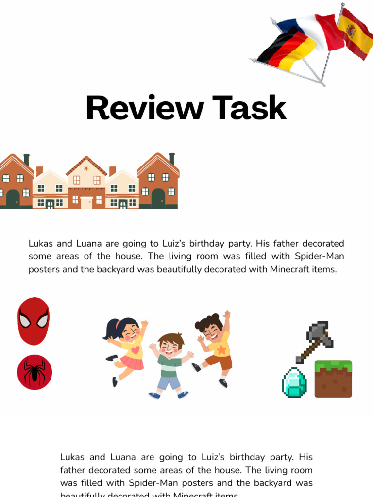 Review Task 5th Grade | PDF