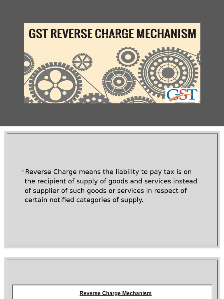 GST RCM Final Version | PDF | Economies | Business