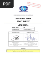 Perhitungan Draft Survey Kapal | PDF