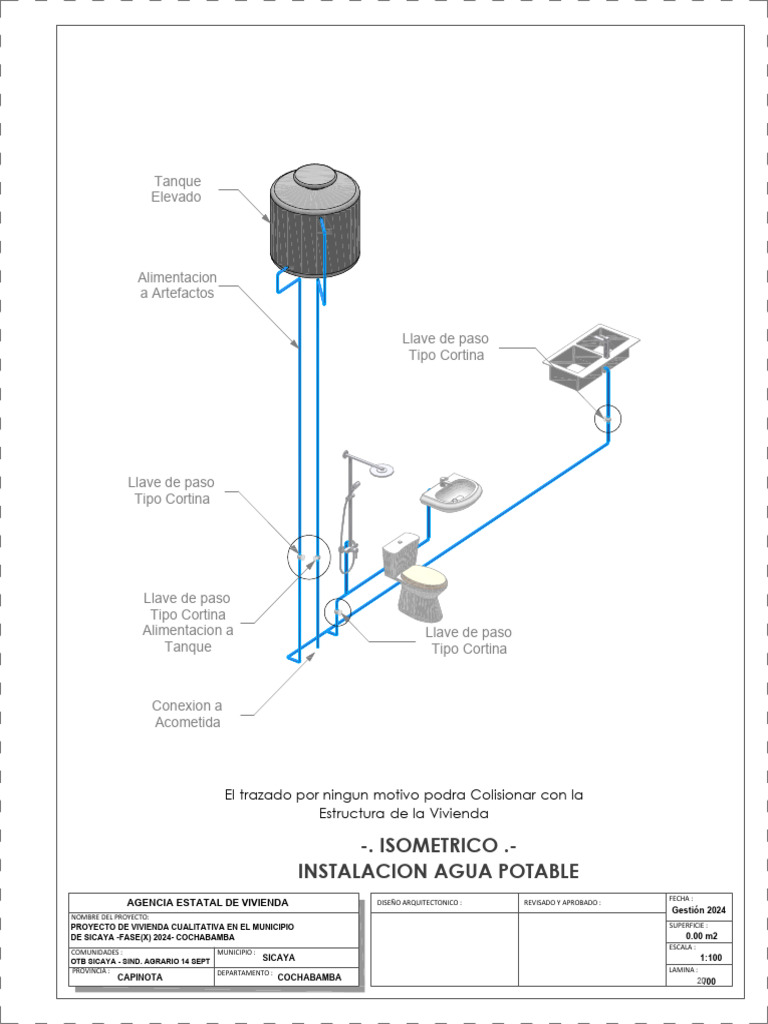 Instalación de Agua Potable en Viviendas | PDF