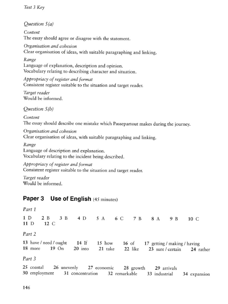 Cambridge First Certificate in English 1 - 2008-163 | PDF