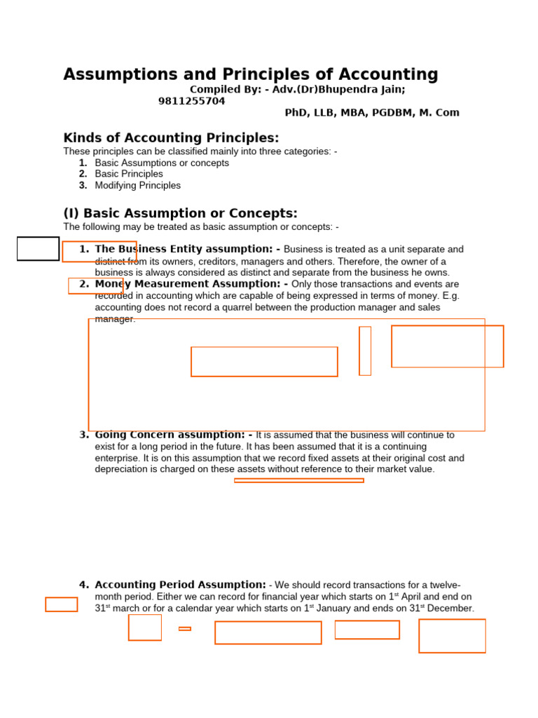 Understanding the Business Entity Assumption | PDF | Revenue | Investing
