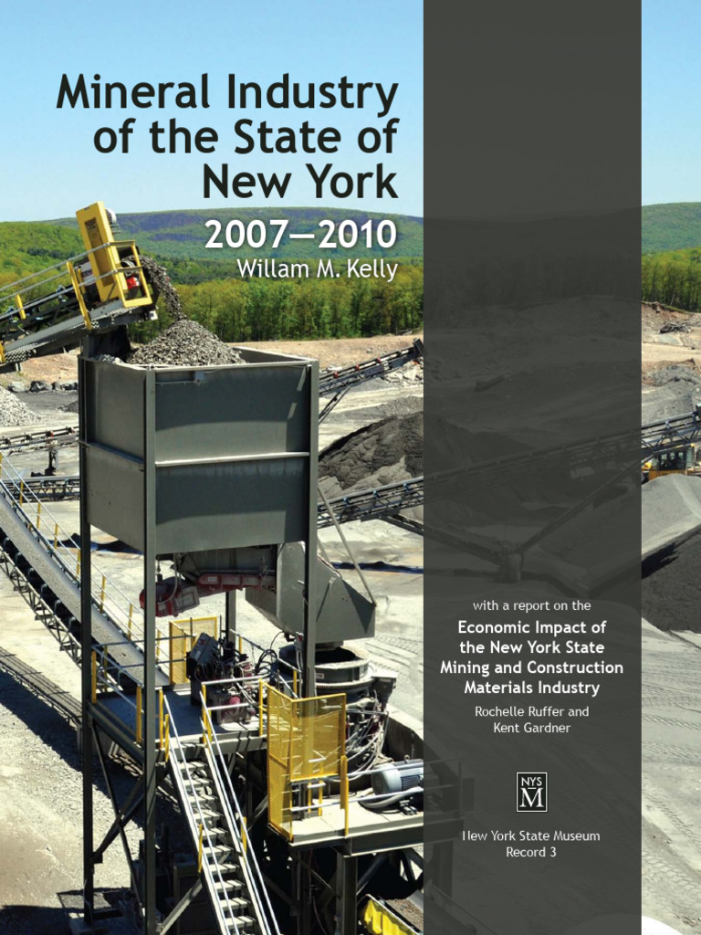 Mineral Industry of the State of New York 2007—2010 | PDF | Mining ...