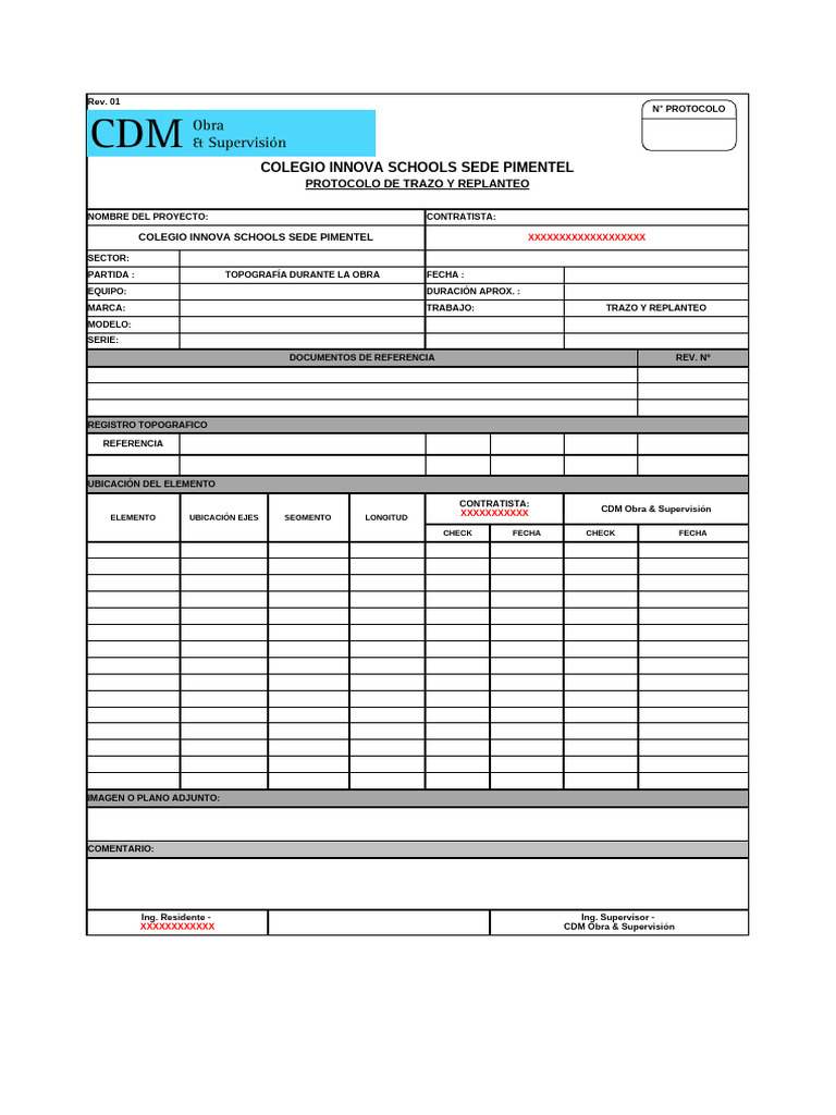 CDM P004 Trazos y Replanteos | PDF